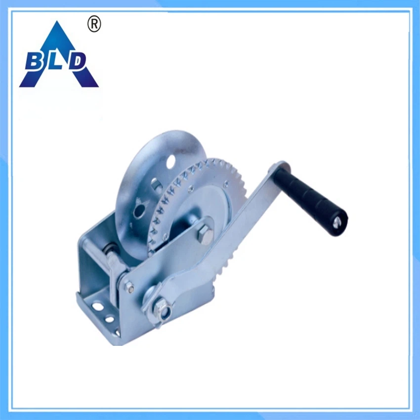 What is the precision of a double gear hand winch frame in positioning ...